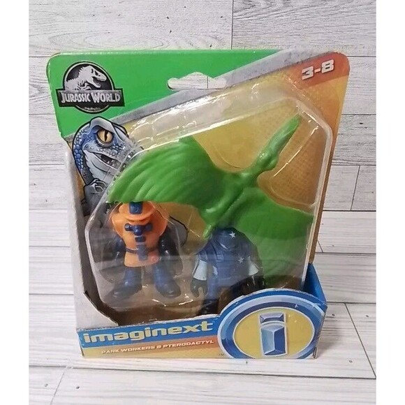 Fisher-Price | Toys | Fisher Price Imaginext Park Workers Pterodactyl ...